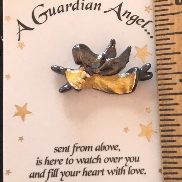 Jewelry | Guardian Angel Brooch Pin | Poshmark